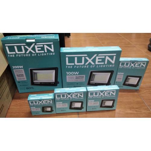 Jual luxen lampu sorot tembak led floodlight 10 w 20 watt 30watt 50w ...