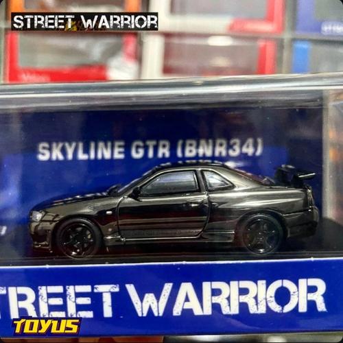 Jual Street Weapon Street Warrior - 1/64 Nissan Skyline GTR R34 Black ...