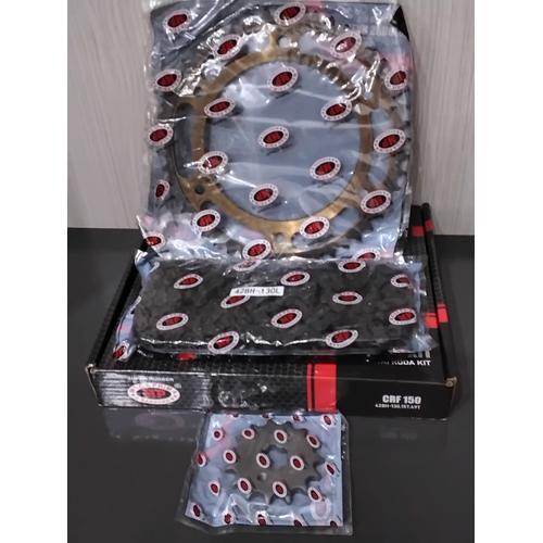 Jual RANTAI DAN GEAR / GEAR SET /CHAIN KIT MERK MP UNTUK MOTOR CRF 150 ...