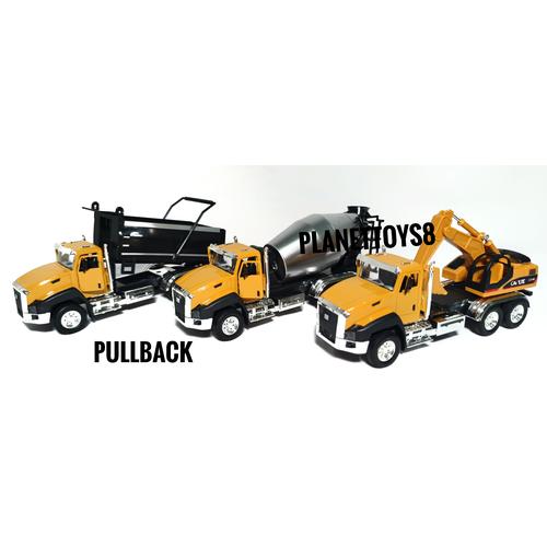 Jual Diecast Dump Truk Beko Molen Konstruksi Bangunan Metal Truck Buka ...