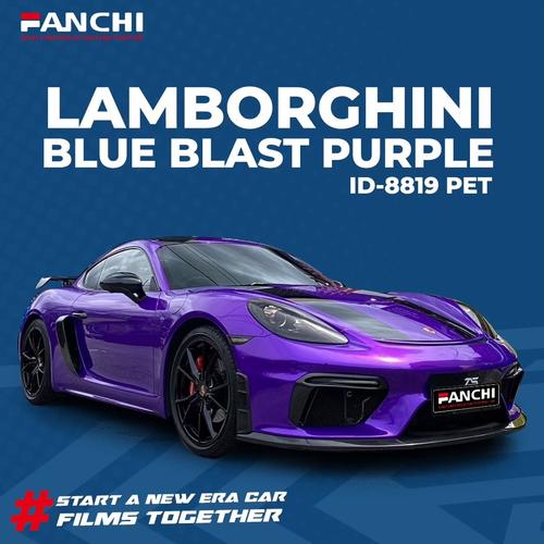 Jual ROLL Sticker FANCHI LAMBORGHINI BLUE BLAST PURPLE ID-8819 PET 152 ...
