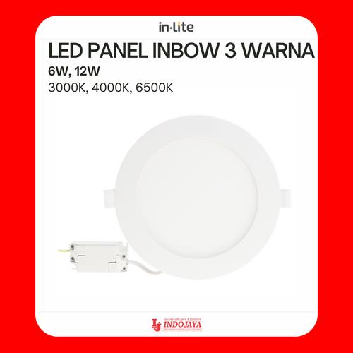 Jual INLITE LED PANEL INBOW 6 WATT 12 WATT 3 WARNA INP628R-ST DOWNLIGHT ...