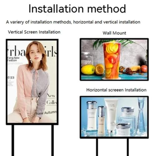 Jual digital signage 32 inchi kiosk multi vertical horisontal rotate ...