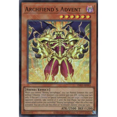 Jual Archfiend's Advent | Rarity | Yugioh AE INFO-AE093 - SUPER RARE - Jakarta Barat - Carttu ...