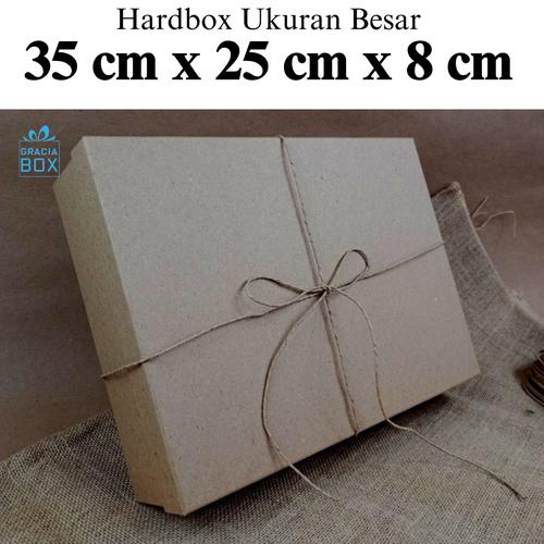 Jual HARDBOX Recycle Papercraft - KOTAK KADO Ukuran 35 cm x 25 cm x 8 ...