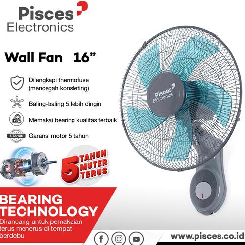 Jual Pisces kipas angin dinding 16 inch/kipas angin tembok/kipas angin ...