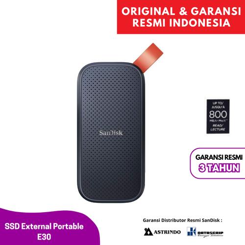 Promo Sandisk SSD External Portable E30 480GB, 1TB, 2TB USB C 3.2 eksternal - 2TB Cicil 0% 3x ...