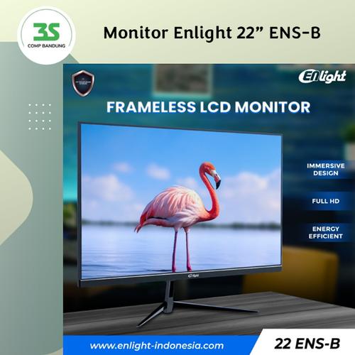 Jual Monitor Enlight 22ENS-B 22 Inch Frameless Full HD VA 75Hz 2ms ...