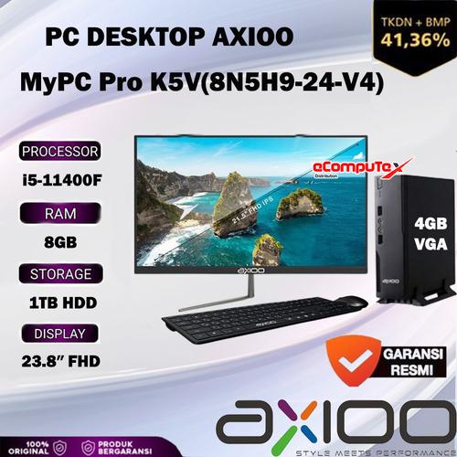Jual Axioo PC Desktop MyPC Pro K5V (8N5H9-24-V4) i5-11400F 8GB 512GB ...