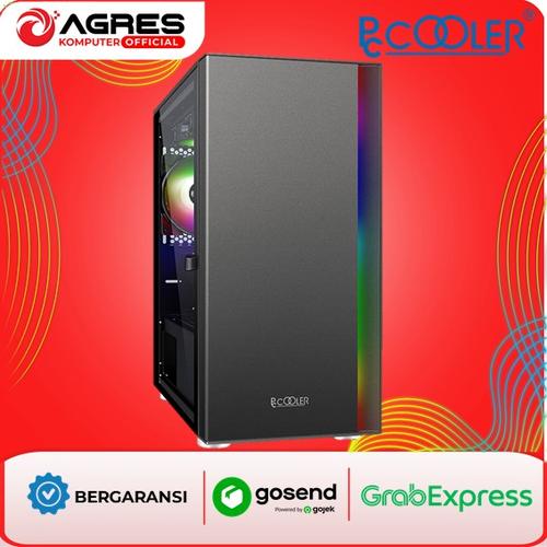 Jual CASING PCCOOLER / PC COOLER PLATINUM LM300 BLACK - mATX Gaming ...