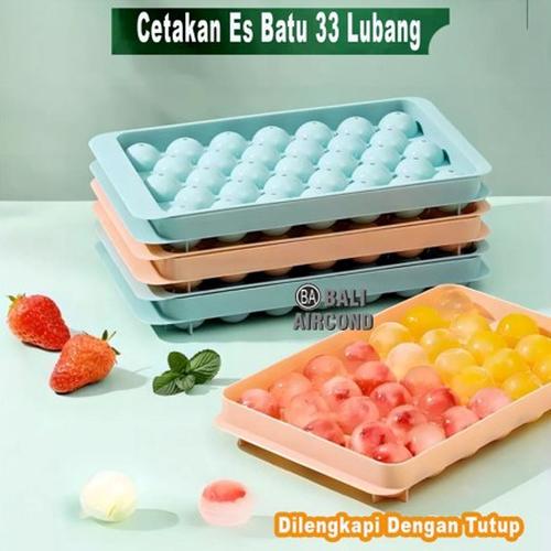 Jual 33 Grid Ice Cube Tray Mold Cetakan Es Batu Bulat Cetakan Puding ...