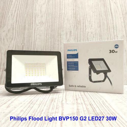 Jual PHILIPS LED FLOOD LIGHT BVP150 LED27 KUNING WARM WHITE PSU 30W G2 SWB GM LAMPU SOROT ...