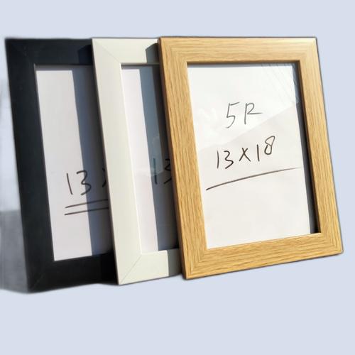 Jual bingkai foto 5R 13x18 bingkai estetik bingkai murah - hitam polos ...
