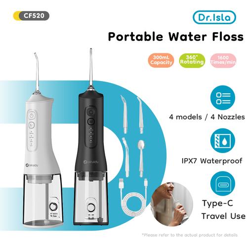 Promo Dr.isla Waterpulse Dental Water Flosser Ultrasonic Oral Irrigator ...