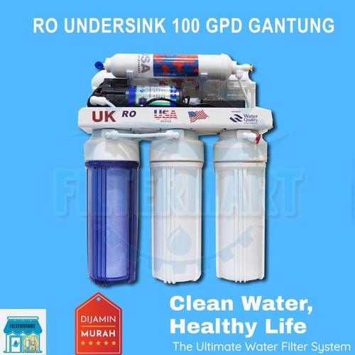 Jual MESIN RO 100 GPD 5 STEP STAGE GANTUNG / MESIN REVERSE OSMOSIS UNDERSINK UK - Jakarta Pusat ...