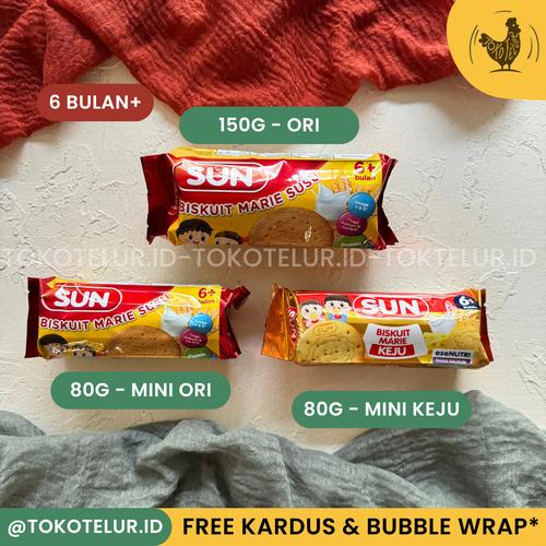 Promo SUN - MARRIE Roll | Biskuit Marie Susu - Biskuit Bayi (80Gr ...