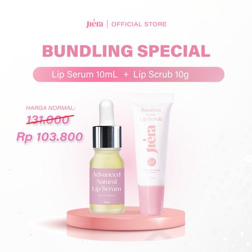 Jual JIERA Lip Serum 10ml + JIERA Lip Scrub 10gr [Special Bundling ...