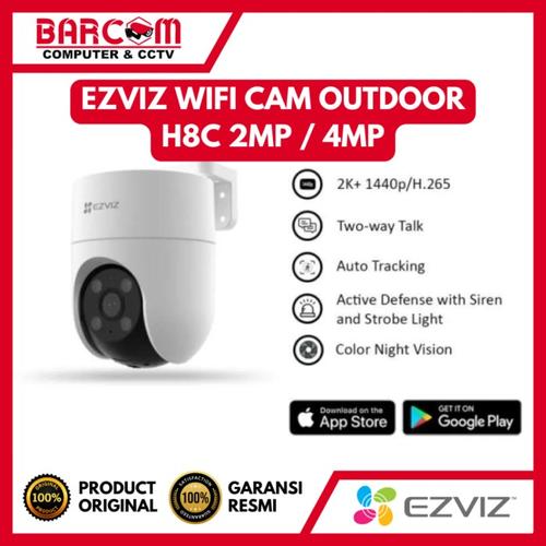 Jual EZVIZ H8C WIFI CAMERA 2MP/4MP CCTV OUTDOOR - ORIGINAL RESMI ...