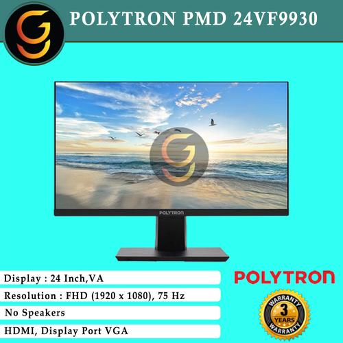 Jual Monitor POLYTRON PMD 24VF9930 24" VA FHD (1920 x 1080) 75 Hz HDMI ...