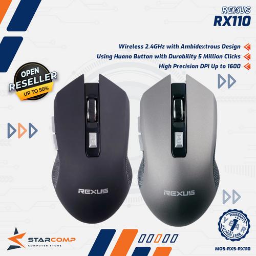 Jual Rexus RX110 Xierra Professional Wireless Gaming Mouse RX 110 ...