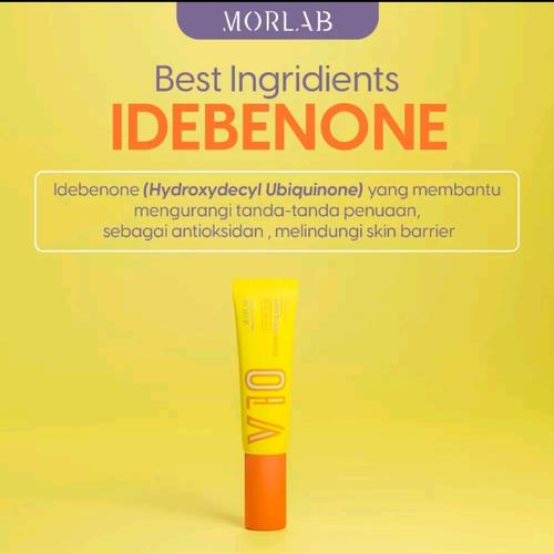 Jual MORLAB -V10 Vitamin Tone Up Cream With Idebenone - Jakarta Utara ...