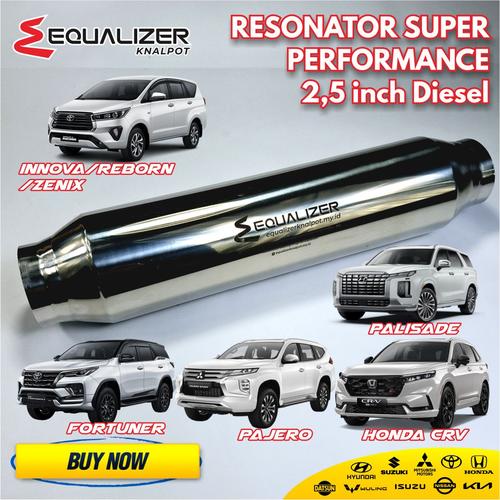 Jual Resonator Super Performance Mobil Diesel 2,5 inchi Panjang 40 cm ...