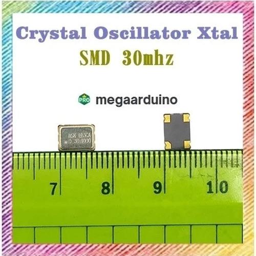 Jual Crystal Oscillator Xtal SMD 30.000 Mhz - Kota Semarang ...
