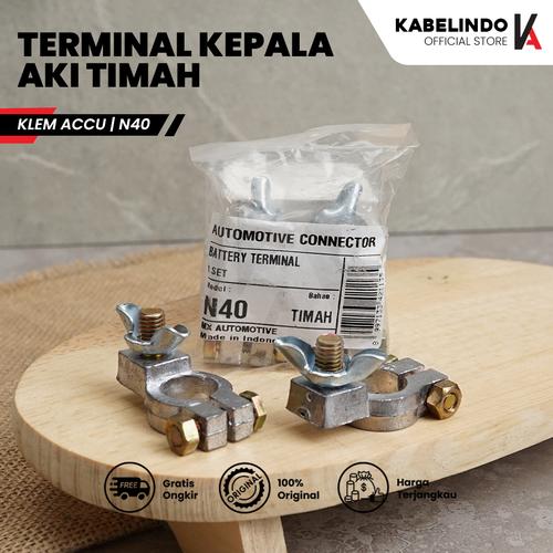 Jual Kepala Aki N40 Bahan Timah / Klem Accu / Terminal Aki Mobil ...