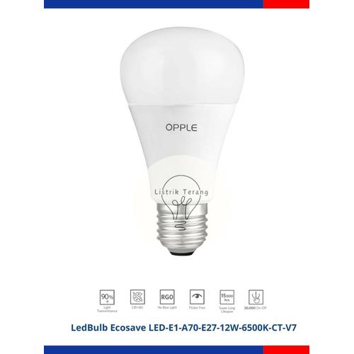 Jual OPPLE LEDBULB 12W PUTIH - Bohlam (Ecosave) - Kota Semarang - Listrik Terang | Tokopedia