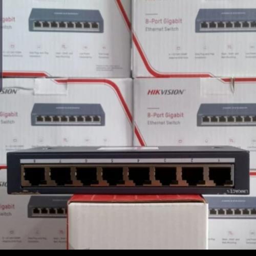 Jual SWITCH HUB GIGABIT HIKVISION 3E0508-E SWITCH HUB HIKVISION 8 PORT ...