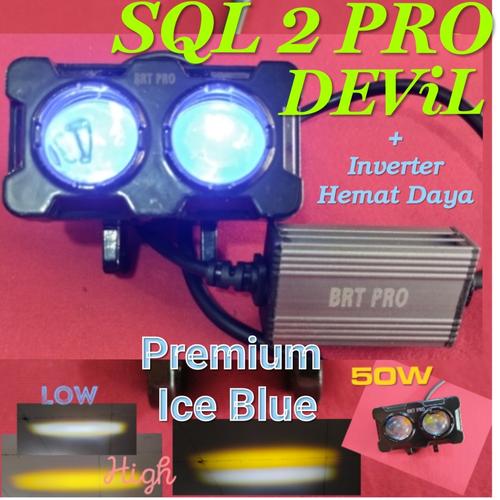Jual Lampu tembak LED Laser SQL 2 PRO DEVIL OWL 2 mata 50W SQL 2PRO ...