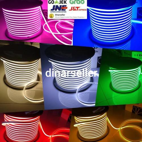 Jual neon led neon fleksibel selang susu 220v panjang 100 meter outdoor ...