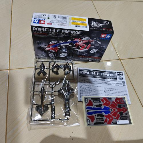 Promo body mach frame black metalic edition ori Tamiya lengkap box ...