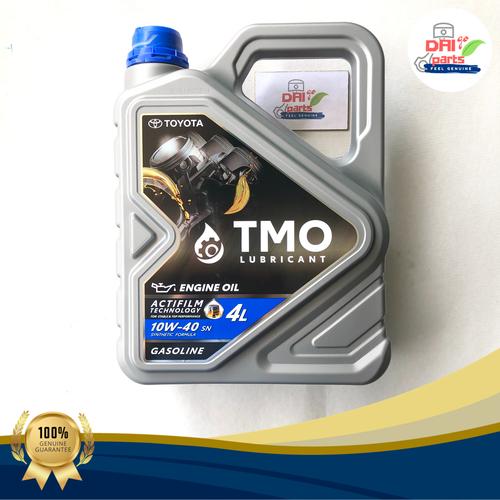 Jual Oli Mesin TMO (TOYOTA MOTOR OIL) 10W-40 SN (4 Liter) 08880-83576 ...