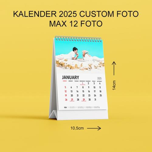 Promo Kalender 2025 Lengkap Bisa Pakai Foto Dan Desain Sendiri/Kalender ...
