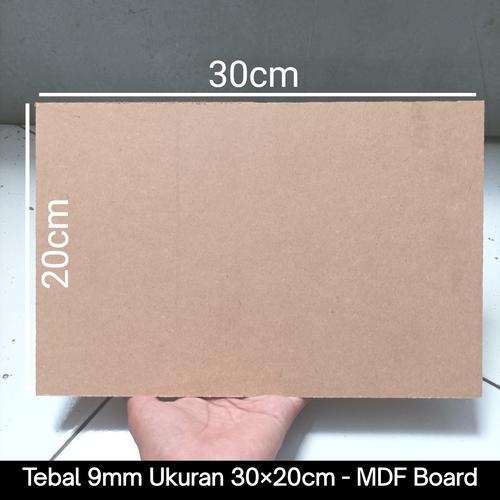 Jual Papan Kayu MDF 9mm Ukuran 30 × 20cm - MDF Board - Kab. Gresik ...