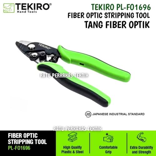 Jual Tekiro Tang Potong Fiber Optik PL-FO1696 Original Fiber Optic ...