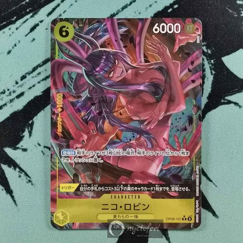 Promo ONE PIECE TCG / Kartu | Nico Robin OP09-107 P-R Parallel | JP - Kab. Bandung - nyctofeel ...