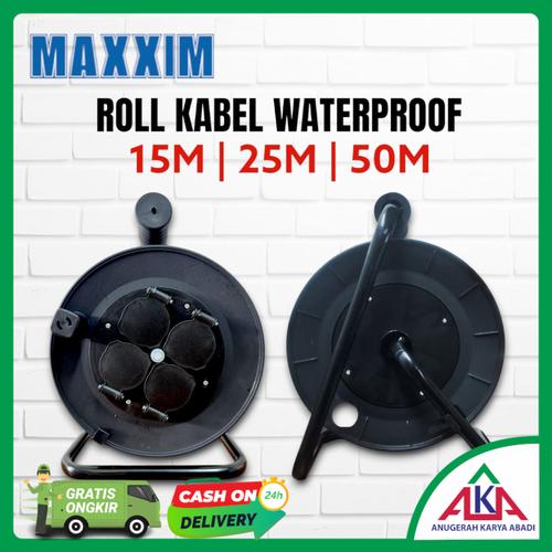 Jual Gulungan Rol Kabel Roll DEKRA 15M / 25M / 50M Bracket Putar Stop ...