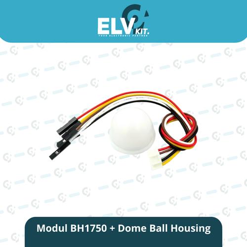 Jual [Sensor] Modul BH1750 + Dome Ball Housing Sensor Cahaya Sensor ...