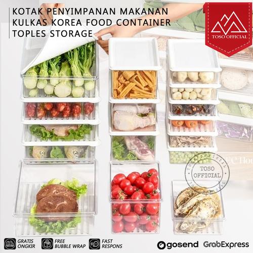 Promo KOTAK PENYIMPANAN MAKANAN KULKAS KOREA FOOD CONTAINER TOPLES ...