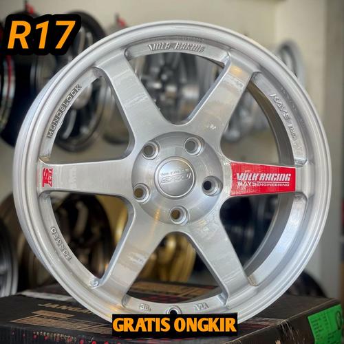 Jual velg mobil r17 TE37 SL NANO BRUSH ring 17 velg racing mobil ...