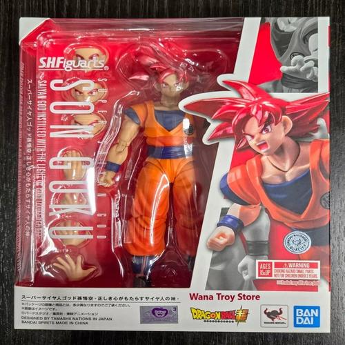 Jual Dragon Ball Original BANDAI SHF Son Goku Super Saiyan God Movable ...