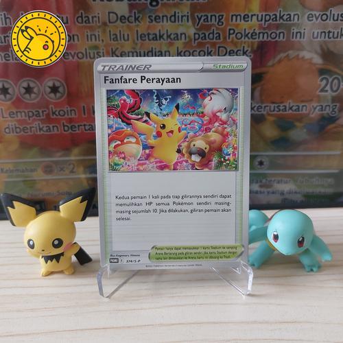Jual Fanfare Perayaan Kartu Promo Pikachu Pokemon TCG Indonesia - open - Jakarta Timur ...