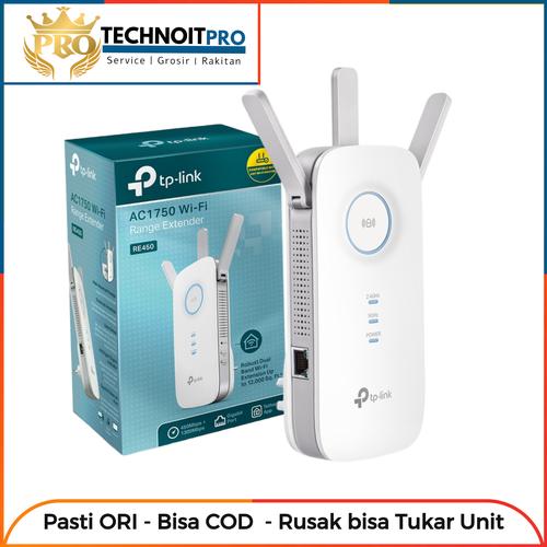 Jual TP-Link RE450 AC1750 450Mbps 2.4GHz Access Point Wi-Fi Range ...