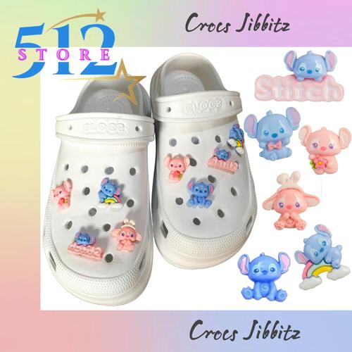 Jual 512 Charms - Crocs Jibbitz karakter lilo and stitch - Hiasan ...