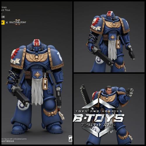 Jual Joytoy JT00058 1/18 Ultramarines Lieutenant Titus Joy toy ...