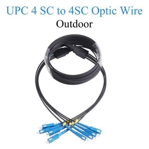 Jual Kabel Fiber Optic 1000meter FO Dual 4 Core Precon Outdoor SC to SC ...