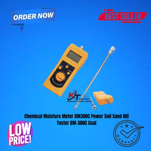 Jual Chemical Moisture Meter DM300C Power Soil Sand MC Tester DM-300C ...