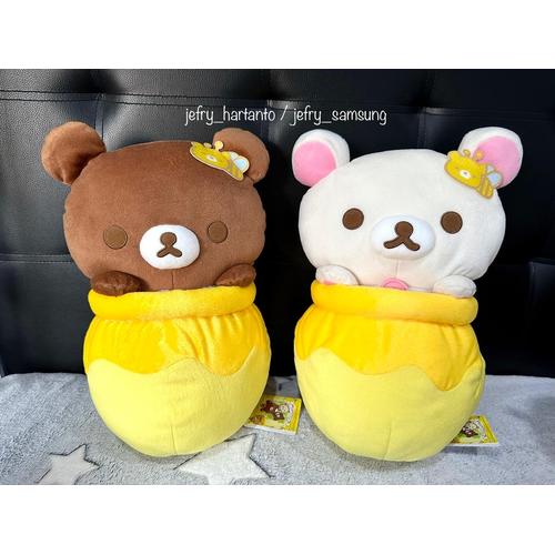 Jual Boneka Rilakkuma Korilakkuma Chairoikoguma Honey Forest Festival ...